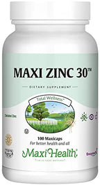 Maxi Health zinc supplement capsules