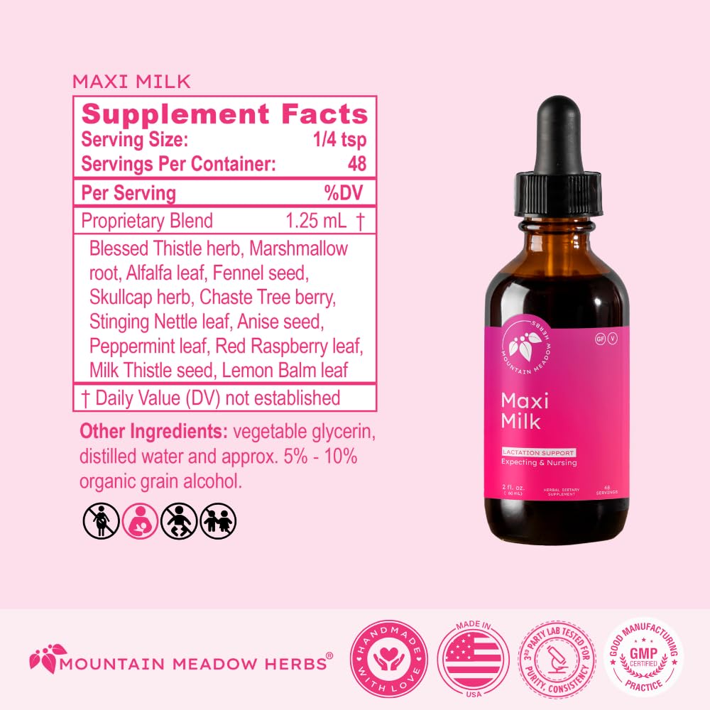 Maxi-Milk drops for enhanced lactation