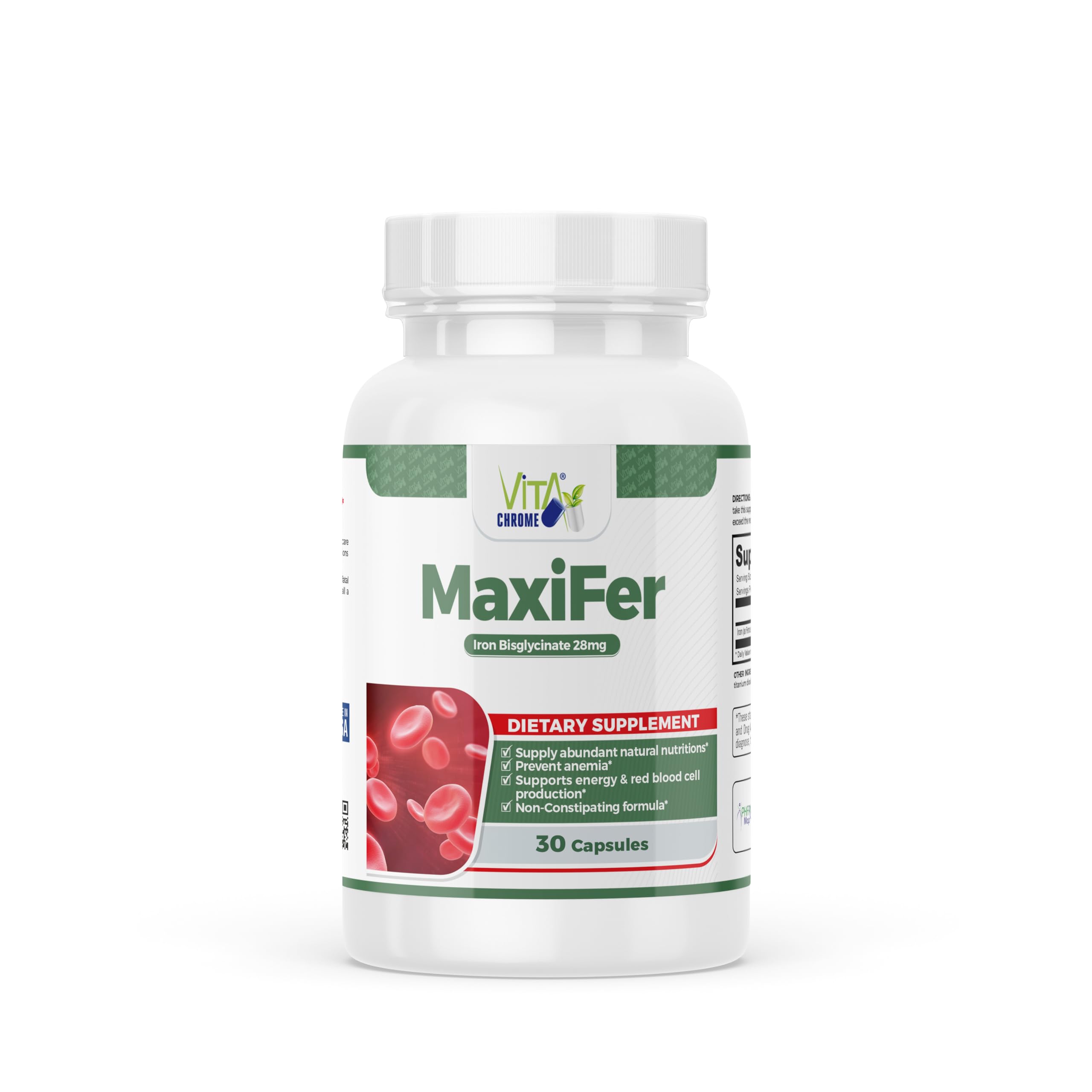 Maxifer Iron Bisglycinate for energy