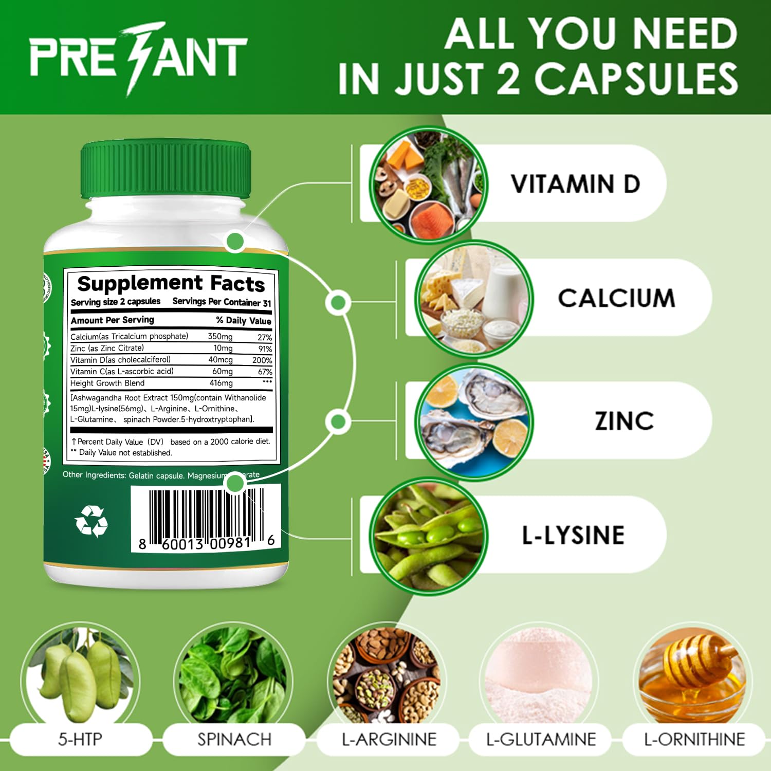 maximize growth potential with calcium