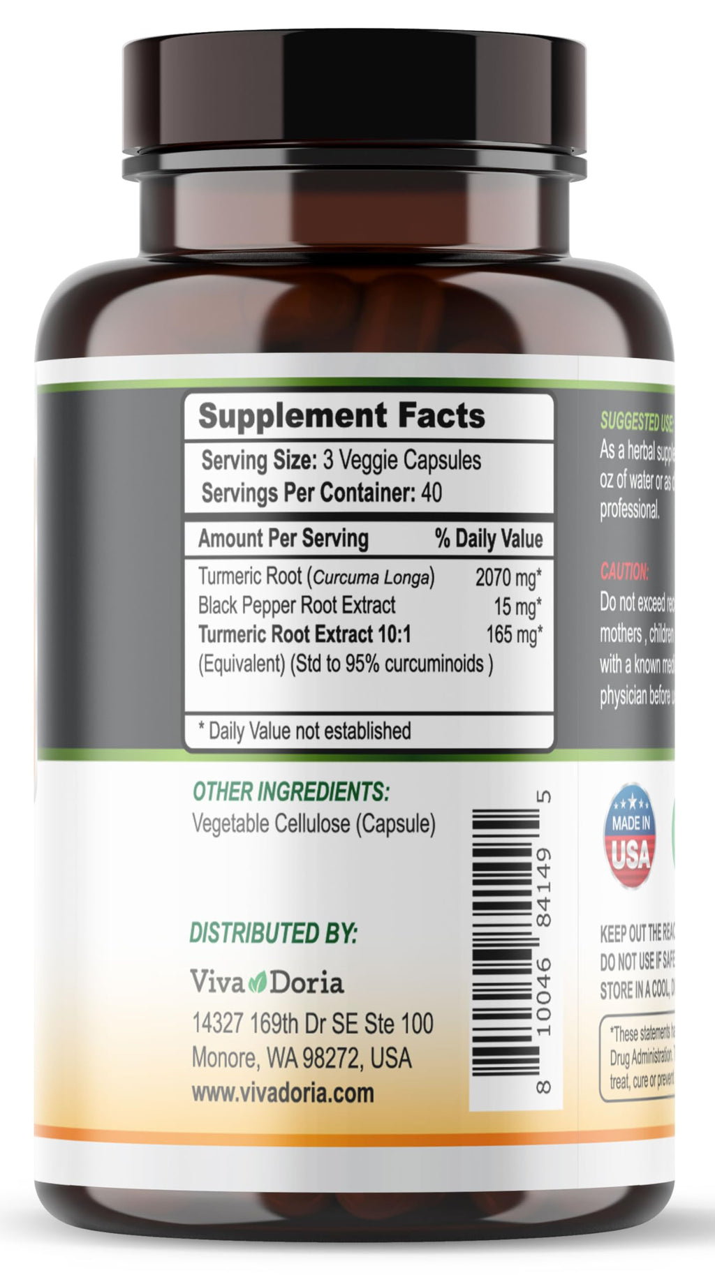 maximum absorption turmeric capsules