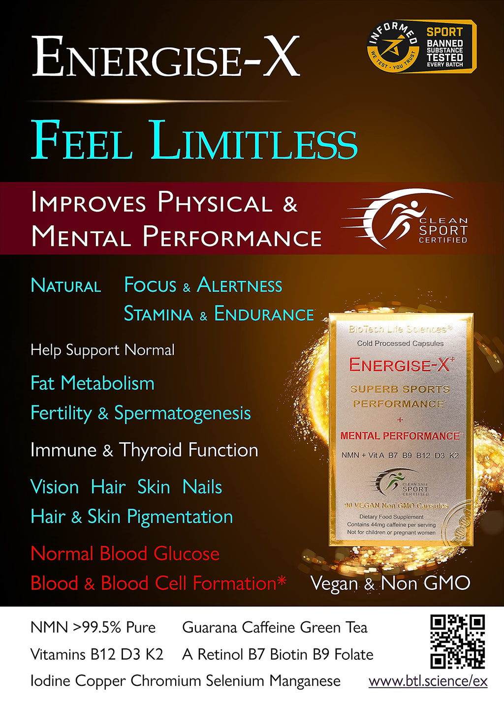 maximum energy blended vitamin & mineral supplements