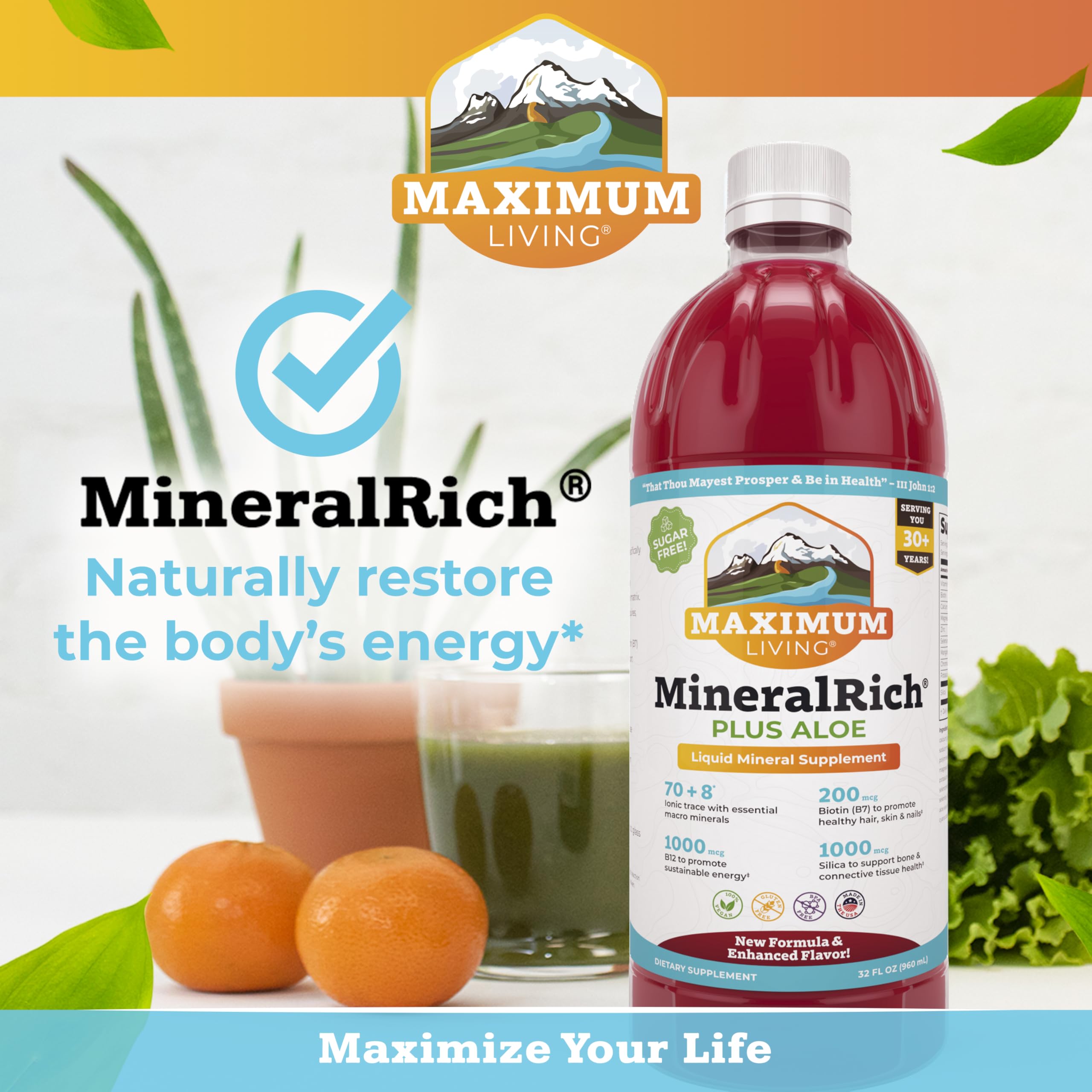maximum living health supplement blend