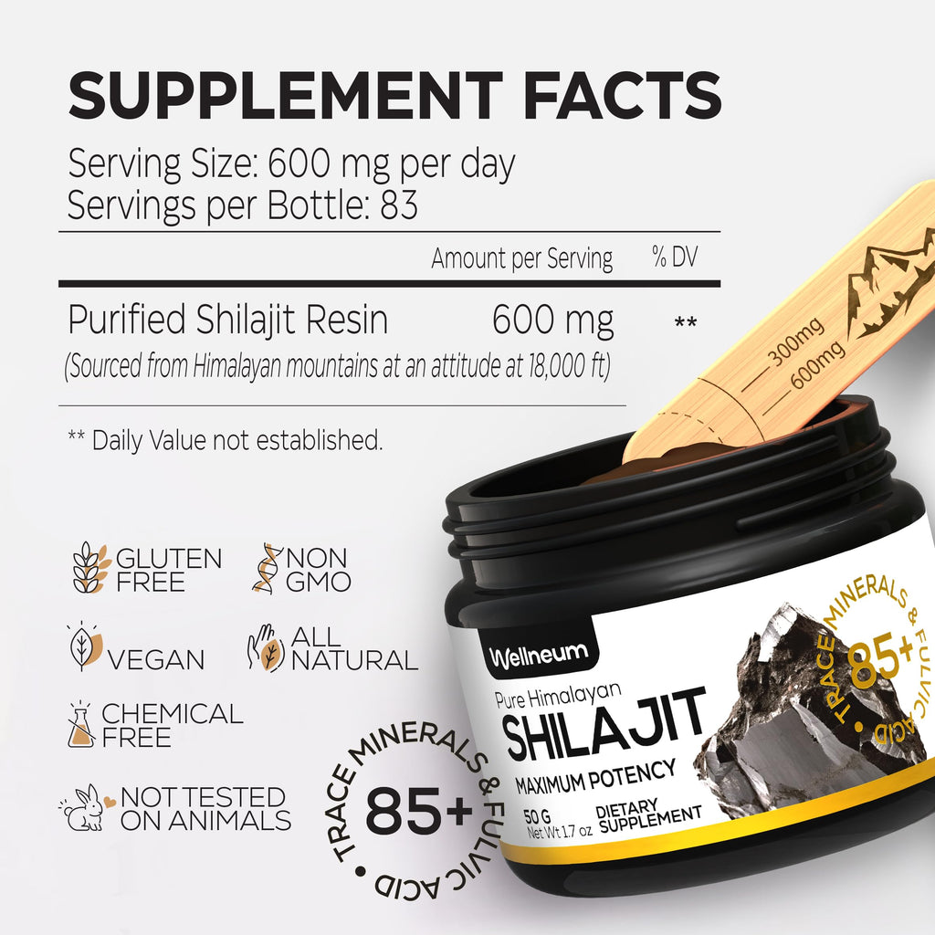 maximum potency Shilajit for well-being