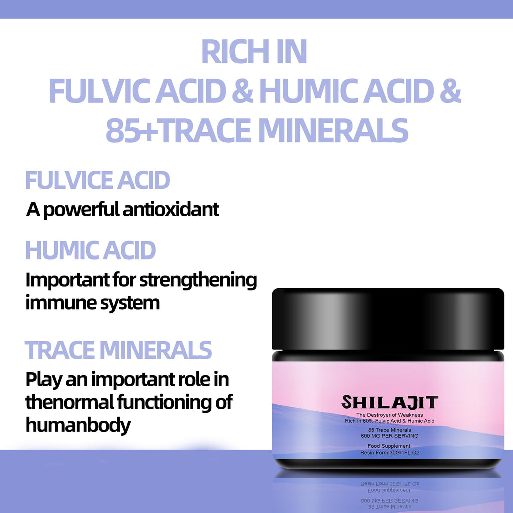 Maximum potency Shilajit supplement