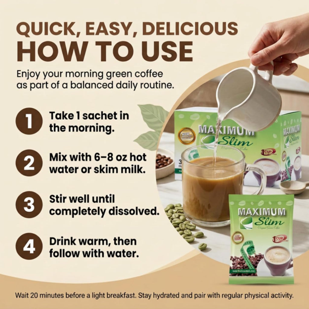 Maximum Slim green coffee for energy
