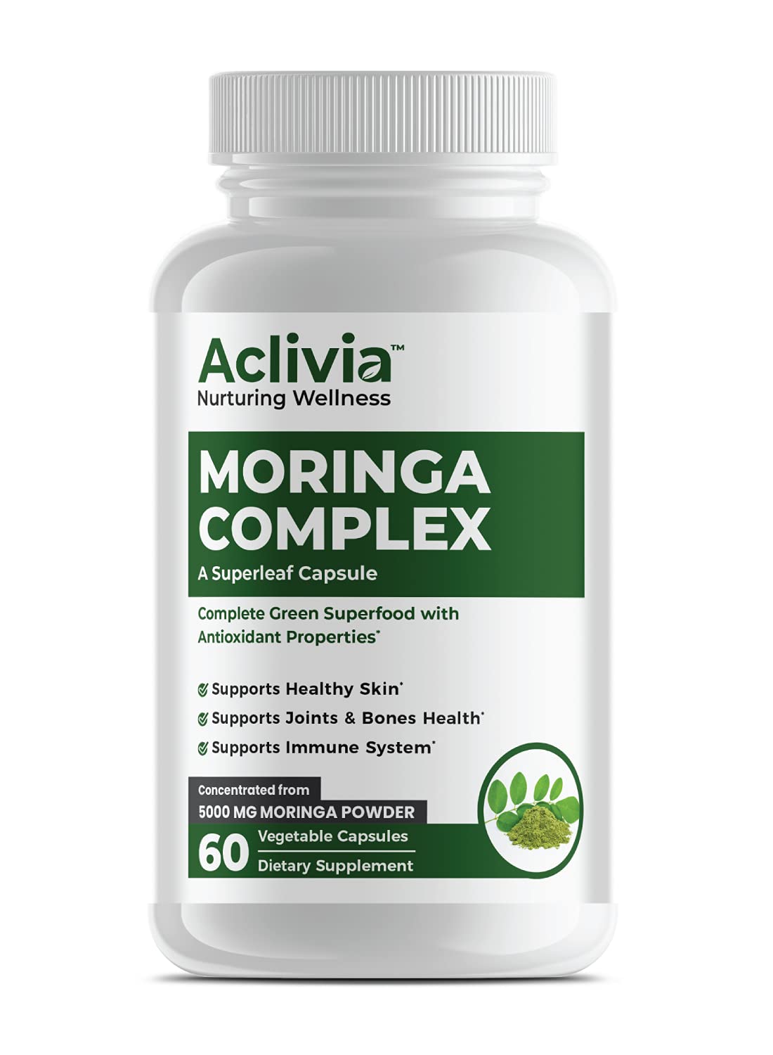 Maximum strength moringa leaf and seed