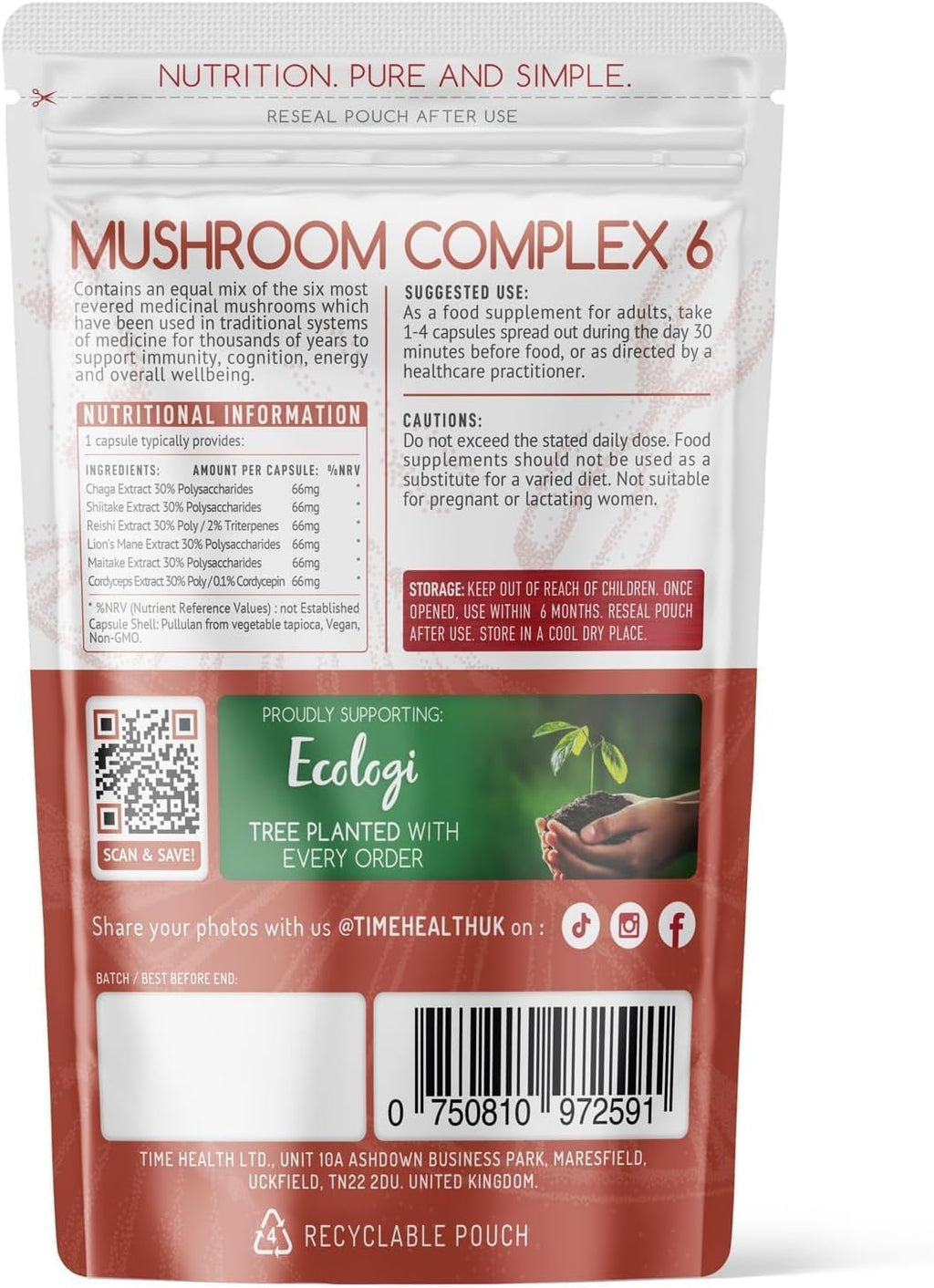maximum strength mushroom complex capsules