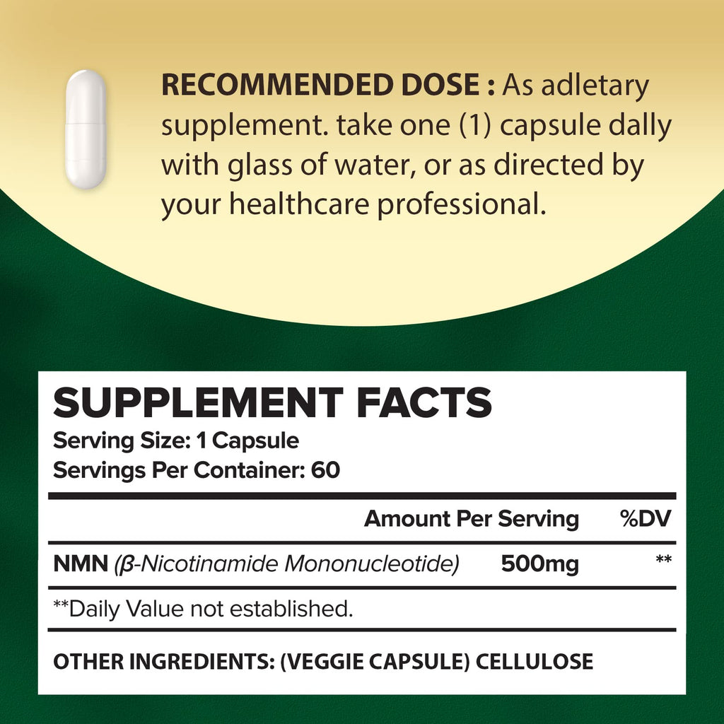 maximum strength NMN capsules for vitality