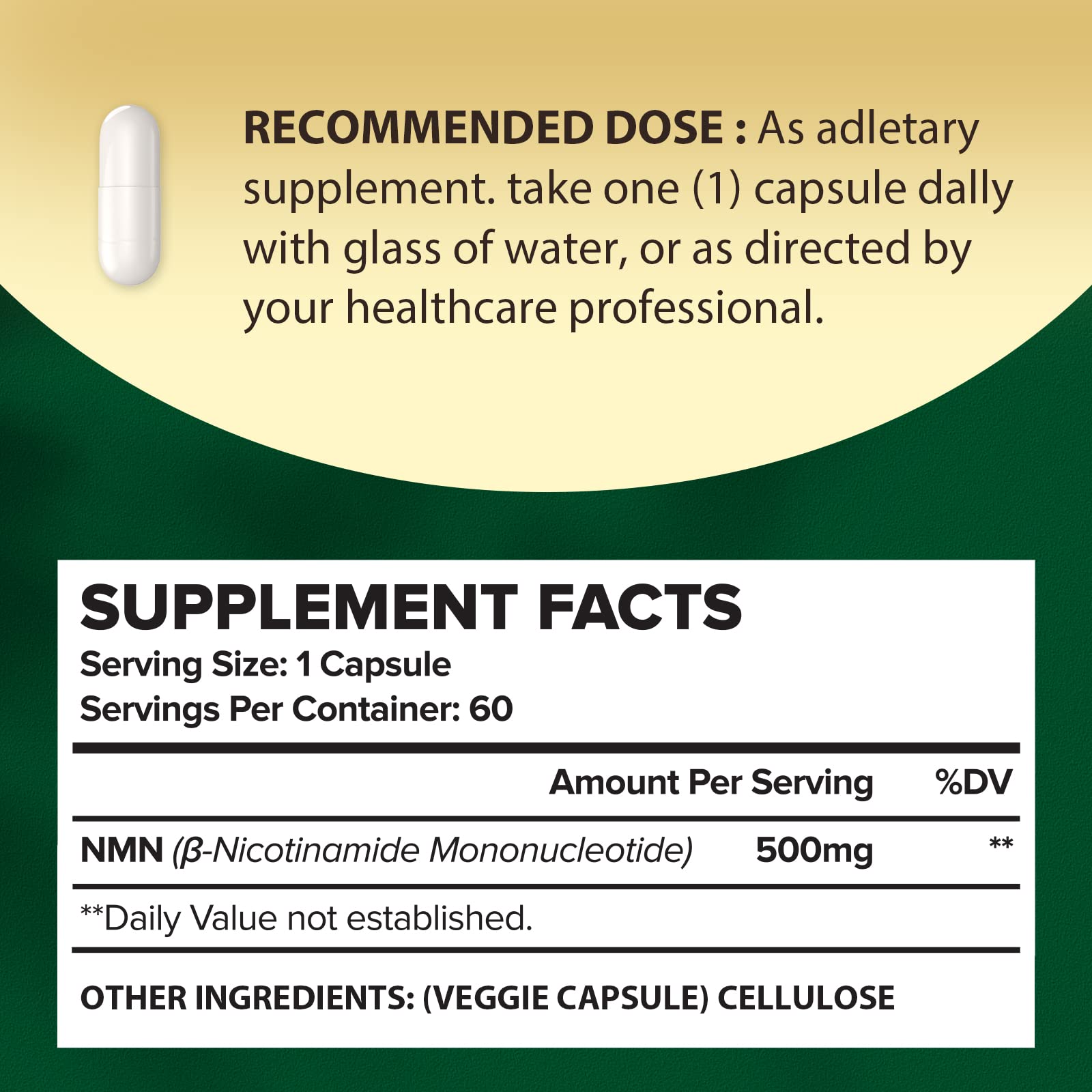 maximum strength NMN capsules for vitality