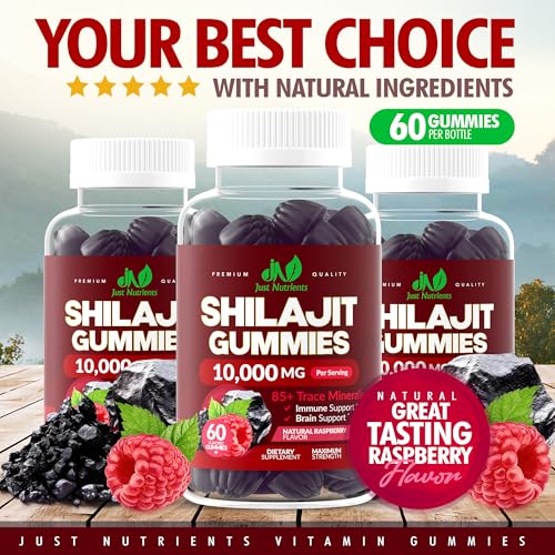 Maximum strength shilajit gummies for vitality