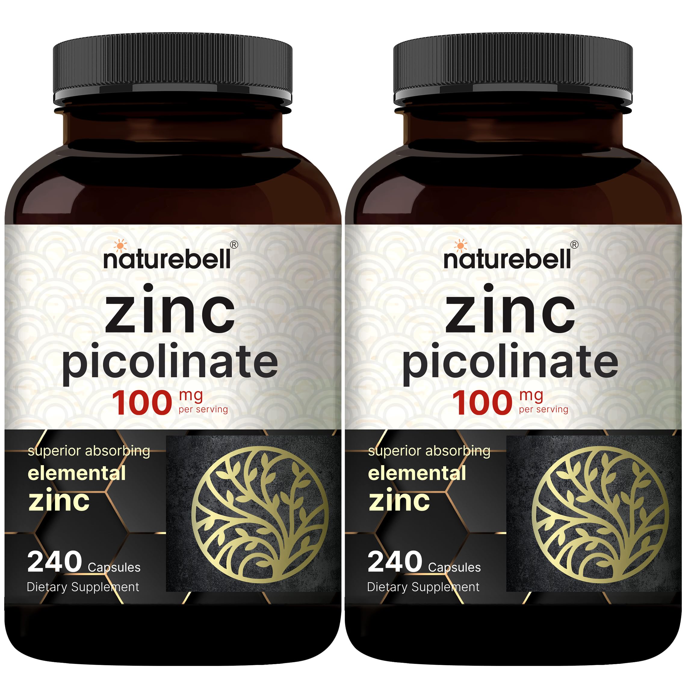 Maximum strength zinc supplement