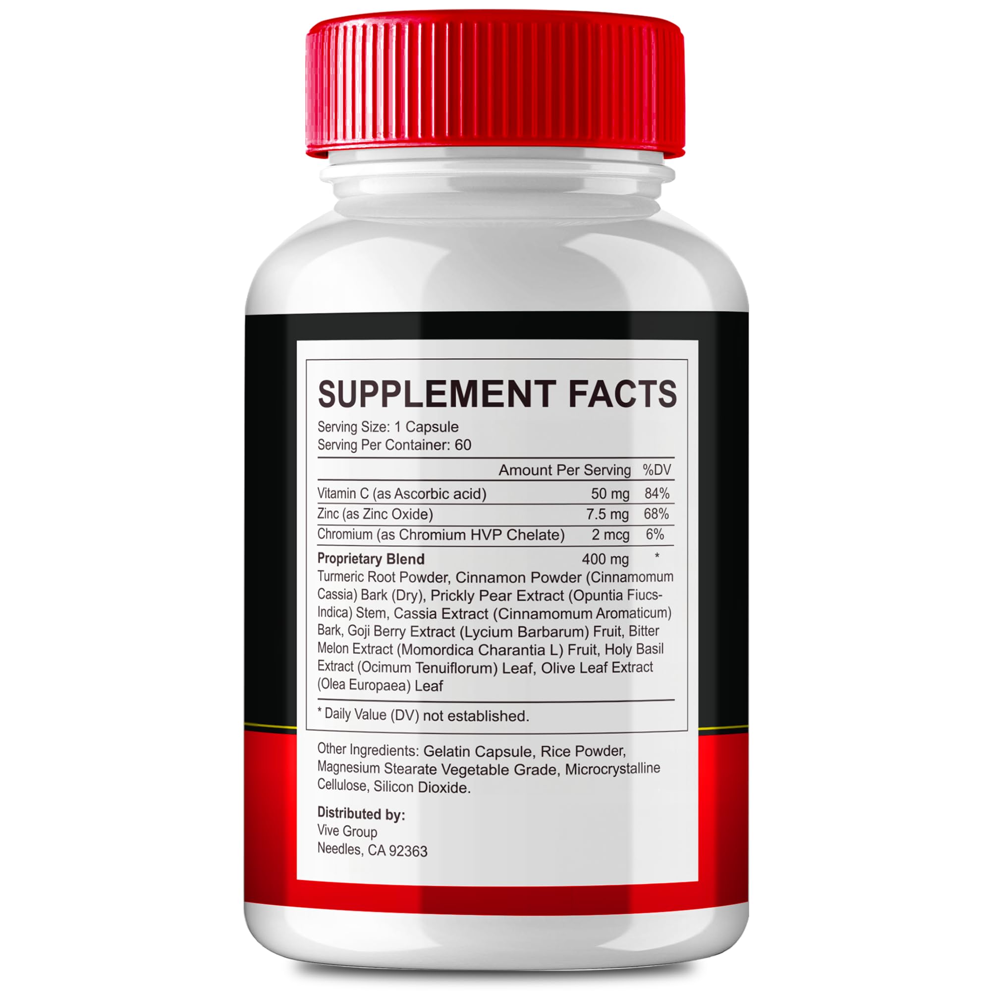 Maximum strength zinc vitamin capsules