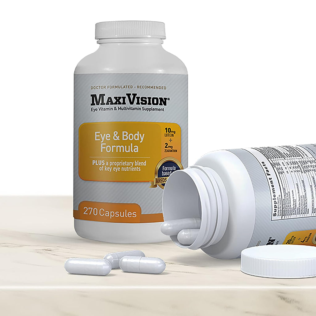 MaxiVision whole food multivitamin capsules
