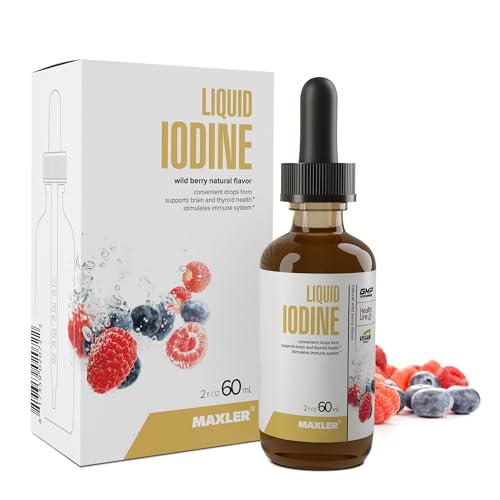 Maxler Liquid Iodine for thyroid health