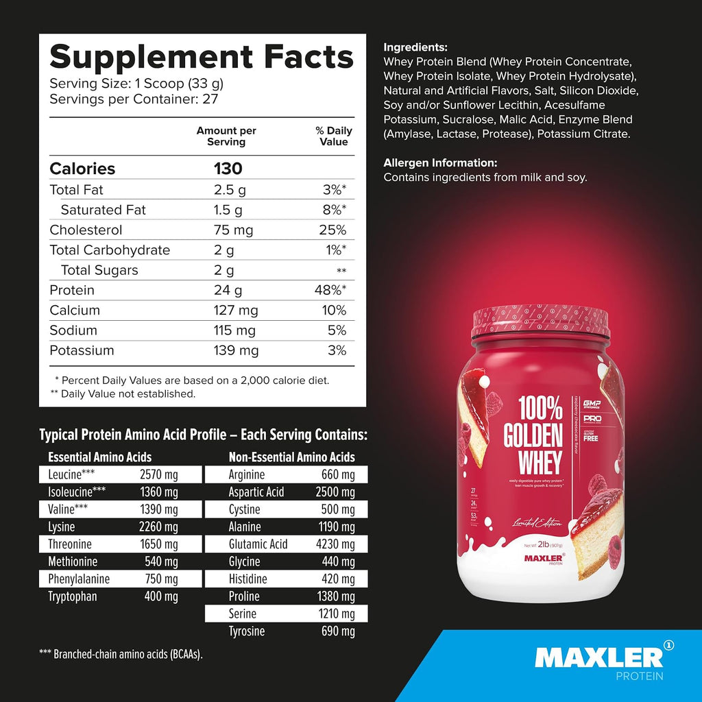 Maxler whey protein for post-workout nutrition
