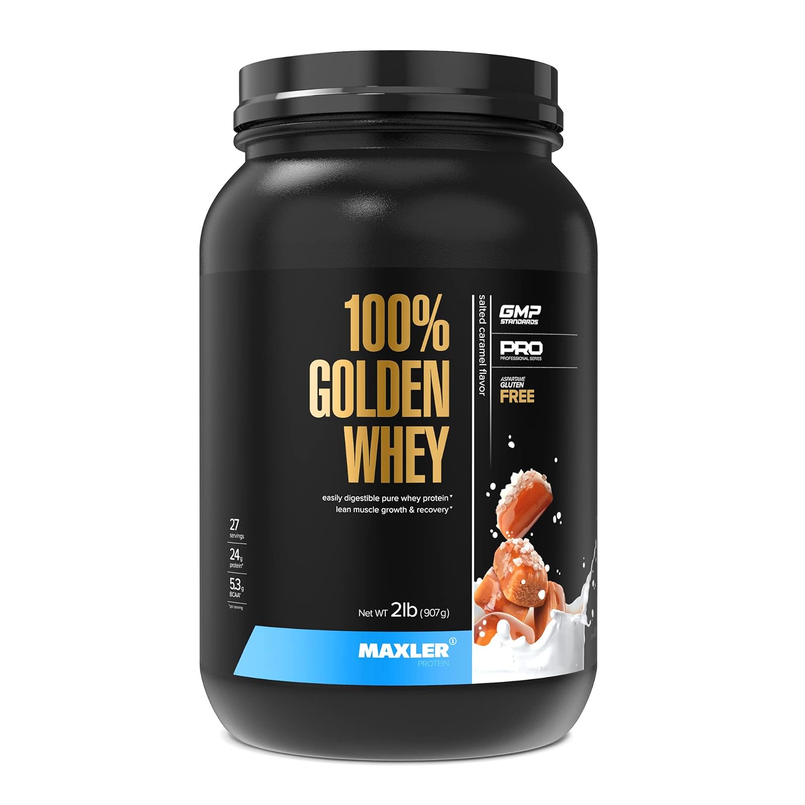 Maxler whey protein salted caramel flavour