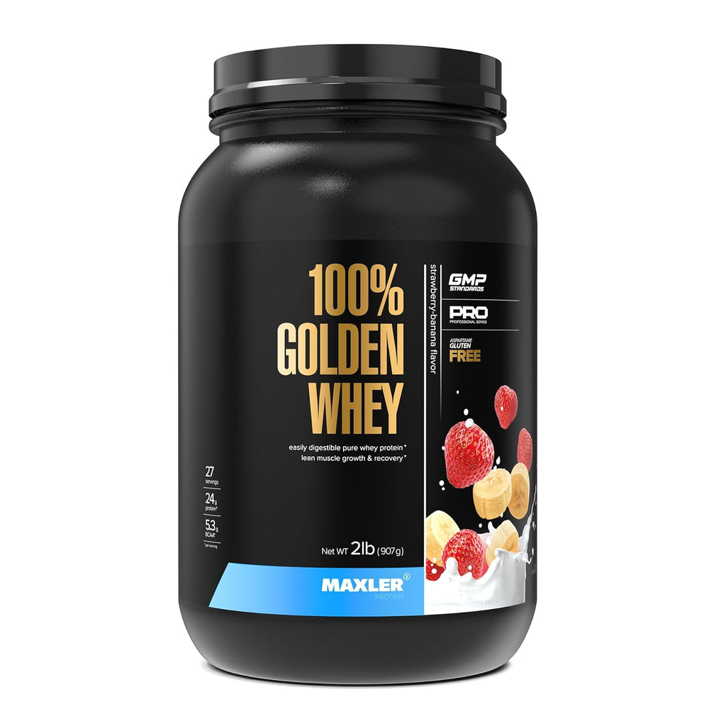 Maxler whey protein strawberry banana flavour