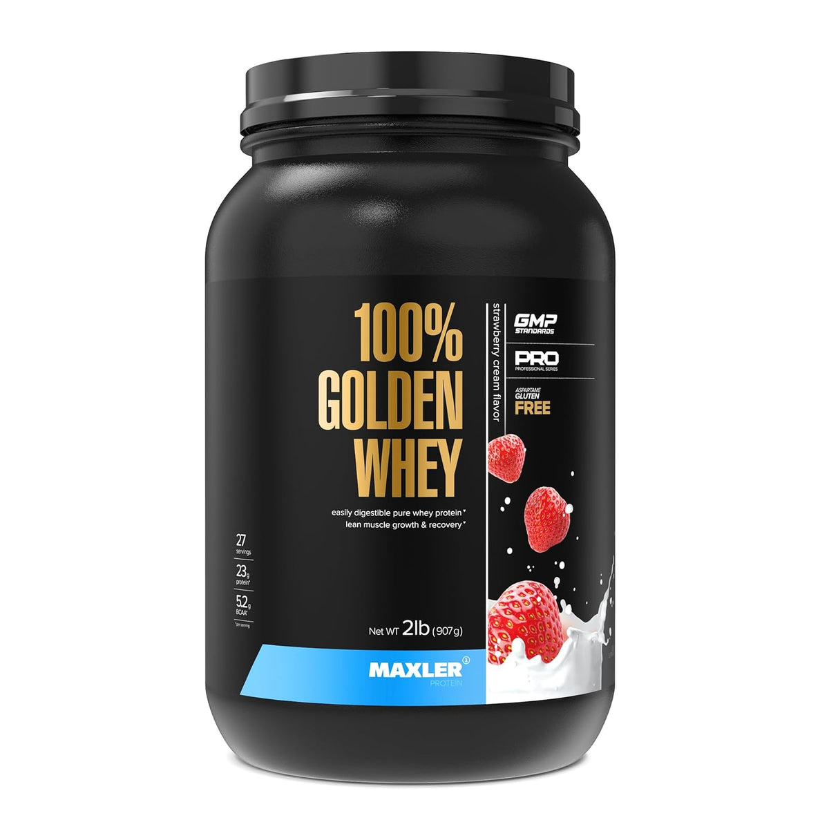 Maxler whey protein strawberry cream flavour