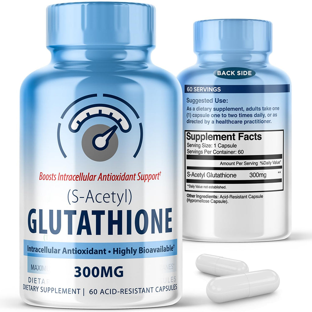 MaxLife Naturals glutathione health supplement