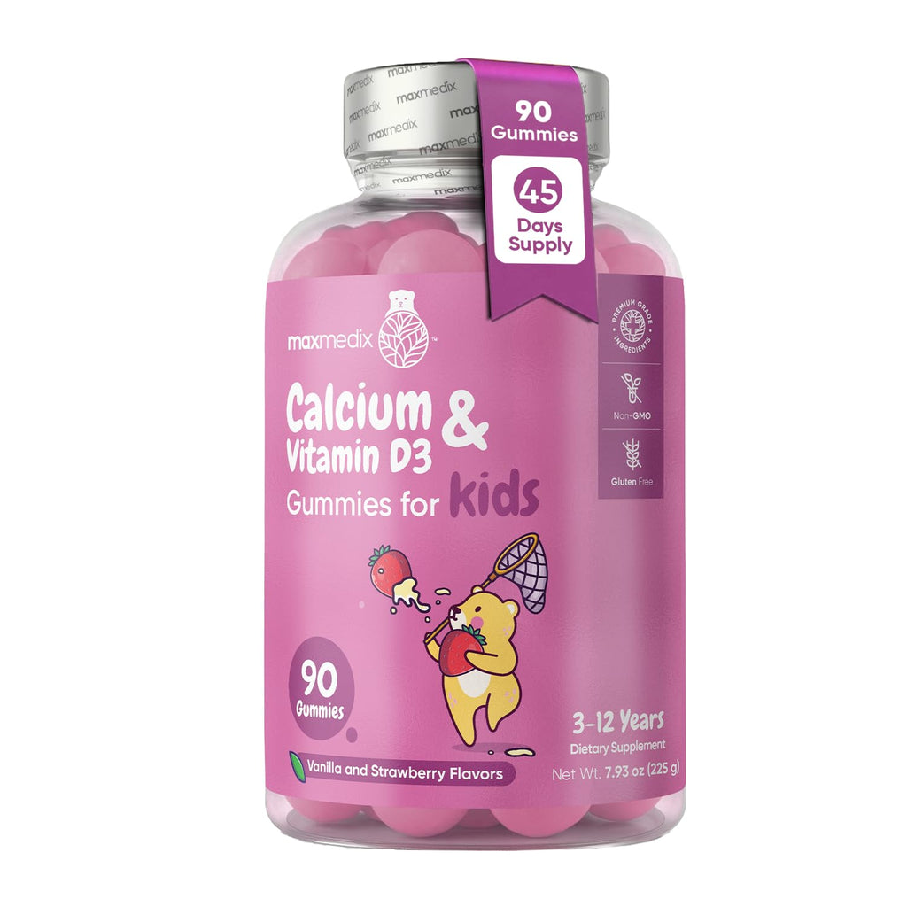 Maxmedix kids vitamins calcium gummies