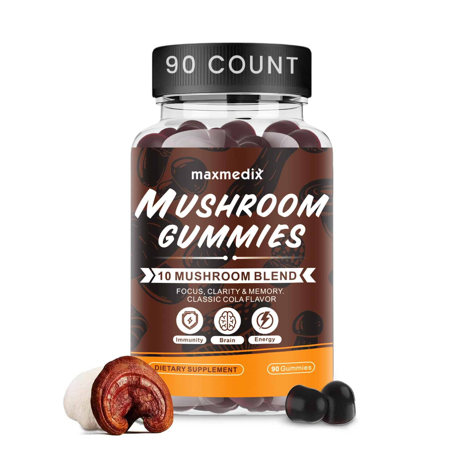 Maxmedix mushroom gummies for energy