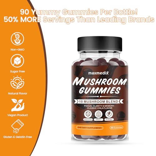 Maxmedix mushrooms for cognitive support