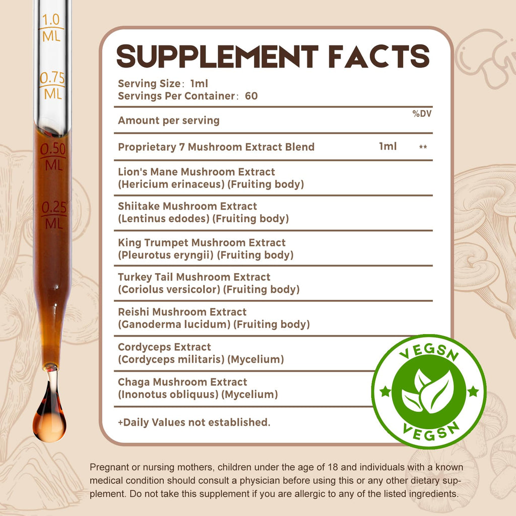 MaxuraFit mushroom tincture for wellness
