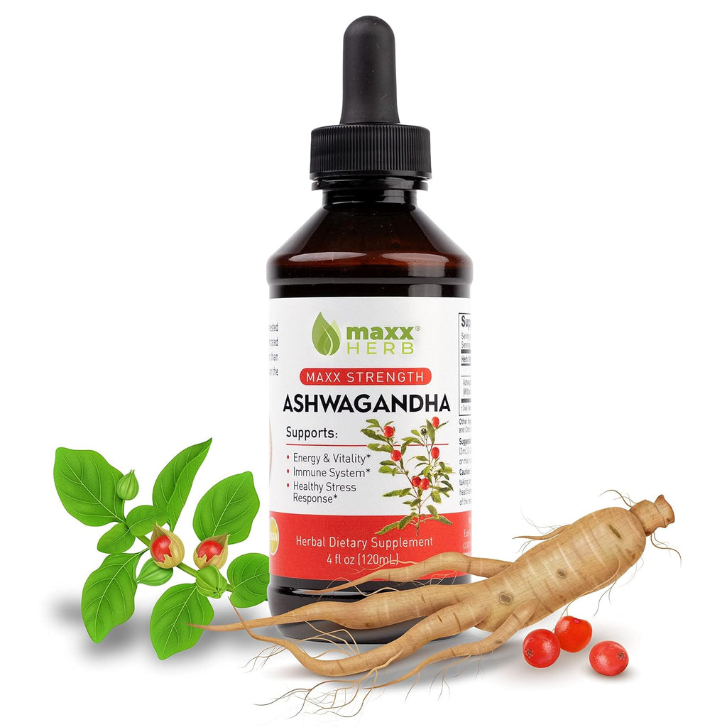 maxx herb ashwagandha liquid tincture