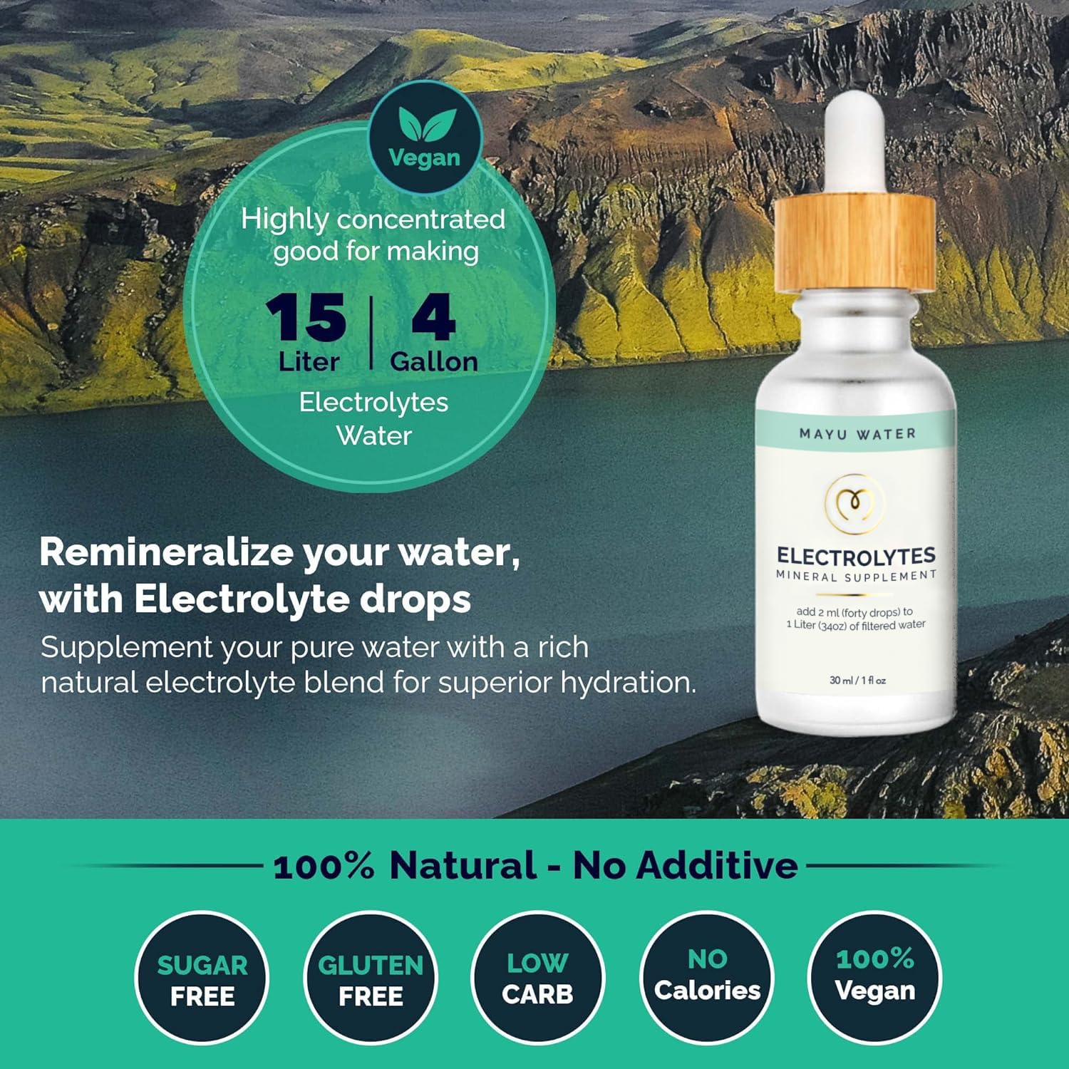 MAYU electrolyte drops for recovery