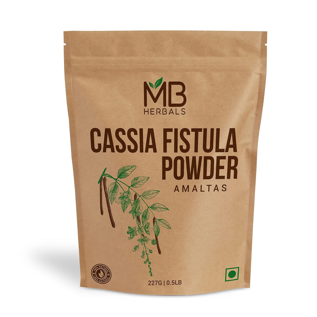 MB Herbals Cassia Fistula powder for digestive health