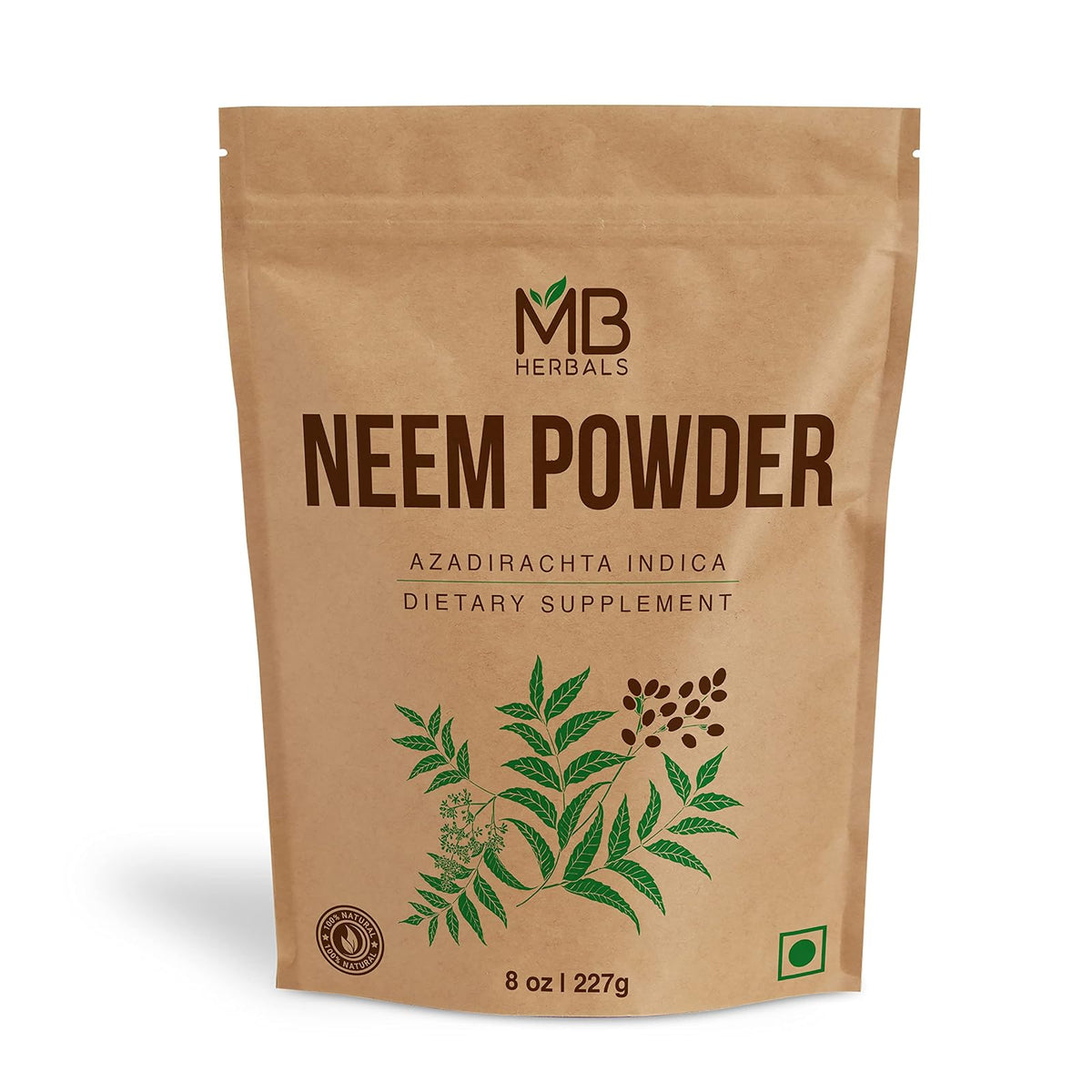 MB Herbals neem powder for skincare