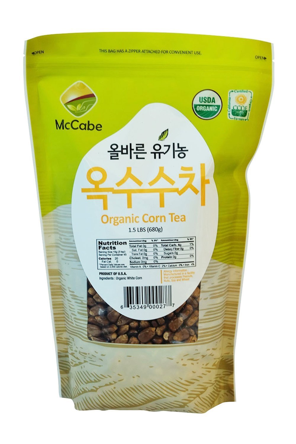McCabe organic corn tea benefits