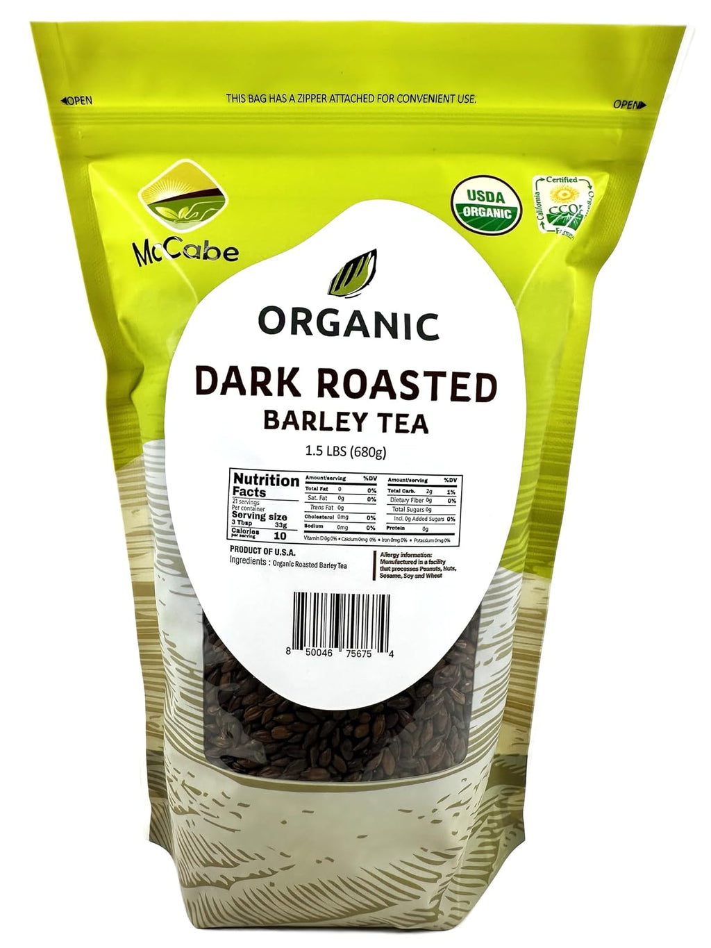 McCabe organic dark roasted barley tea