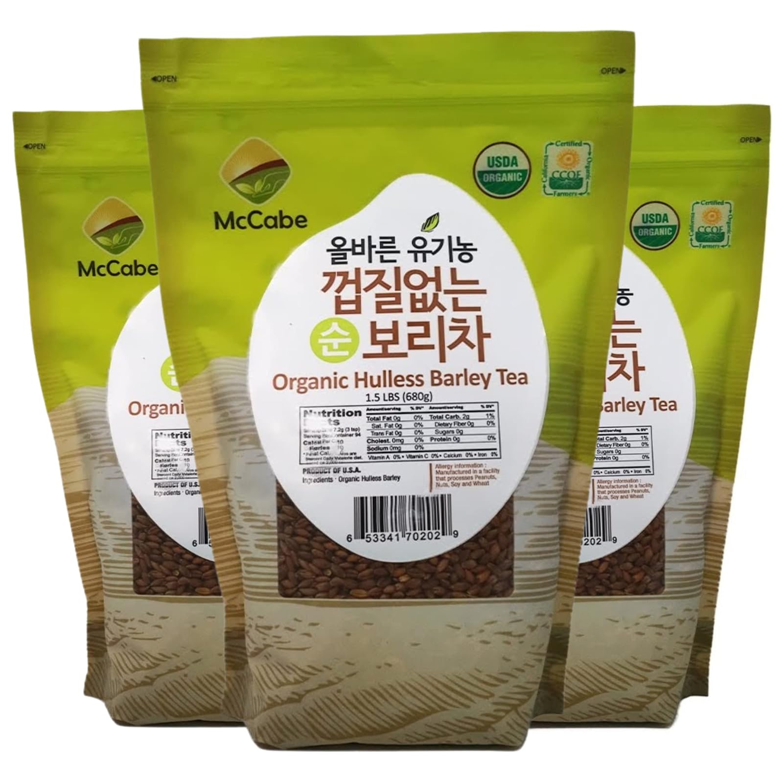 McCabe organic hulless barley tea