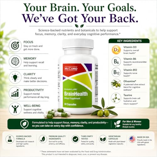 McCord BrainHealth supplements for enhanced concentration