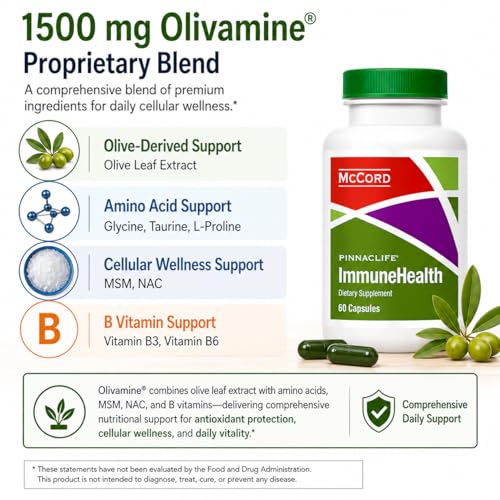 McCord ImmuneHealth vitamins for energy