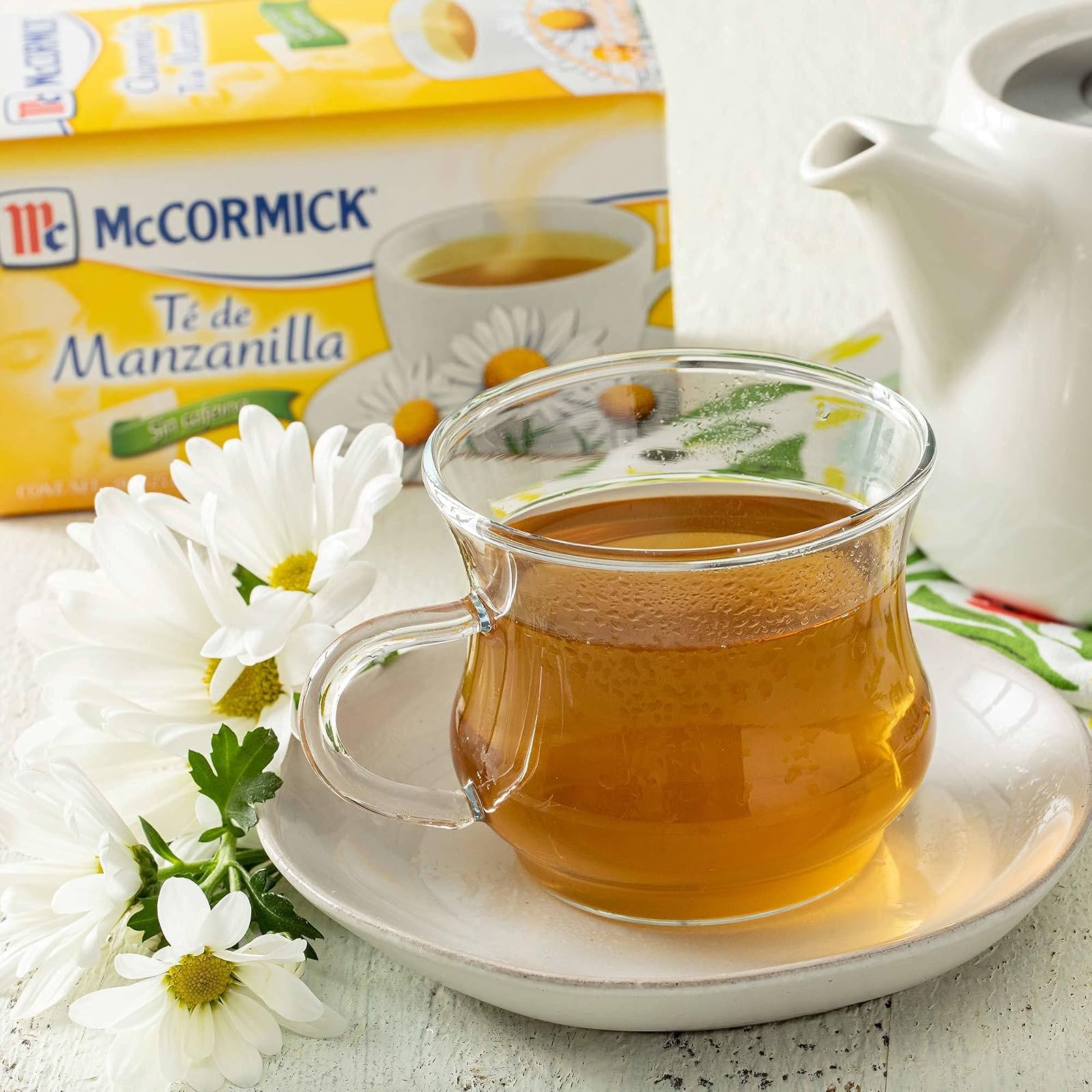 McCormick chamomile tea for soothing