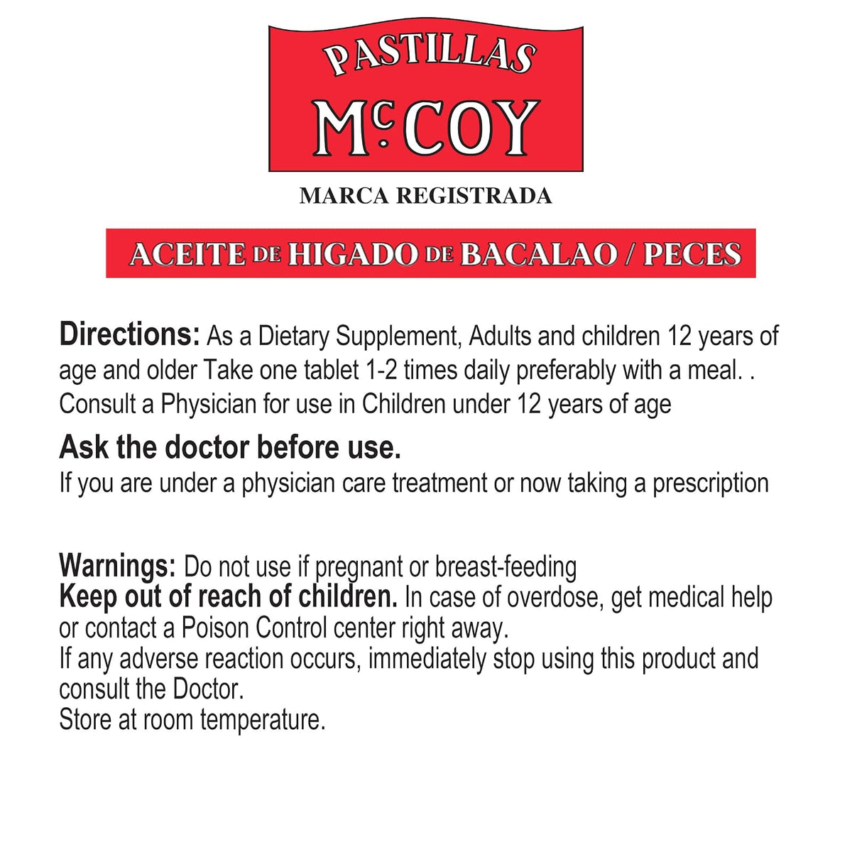 Mccoy algae omega 3 alternative