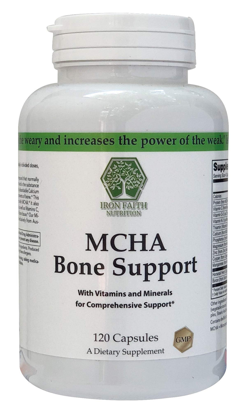 MCHA calcium supplement for bone health