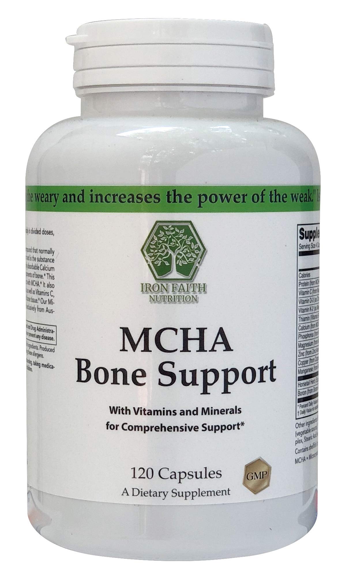 MCHA calcium supplement for bone health