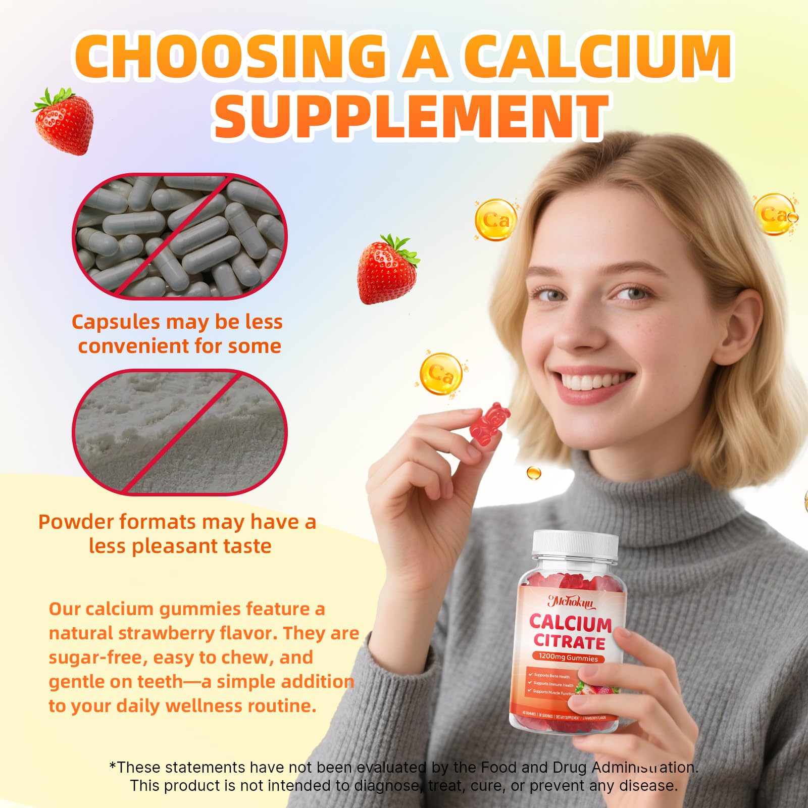 Mchokuu chewable calcium citrate benefits