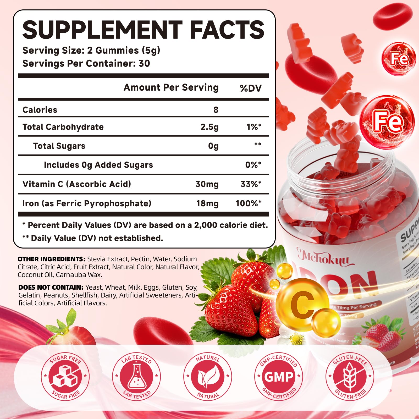 Mchokuu iron supplement for energy
