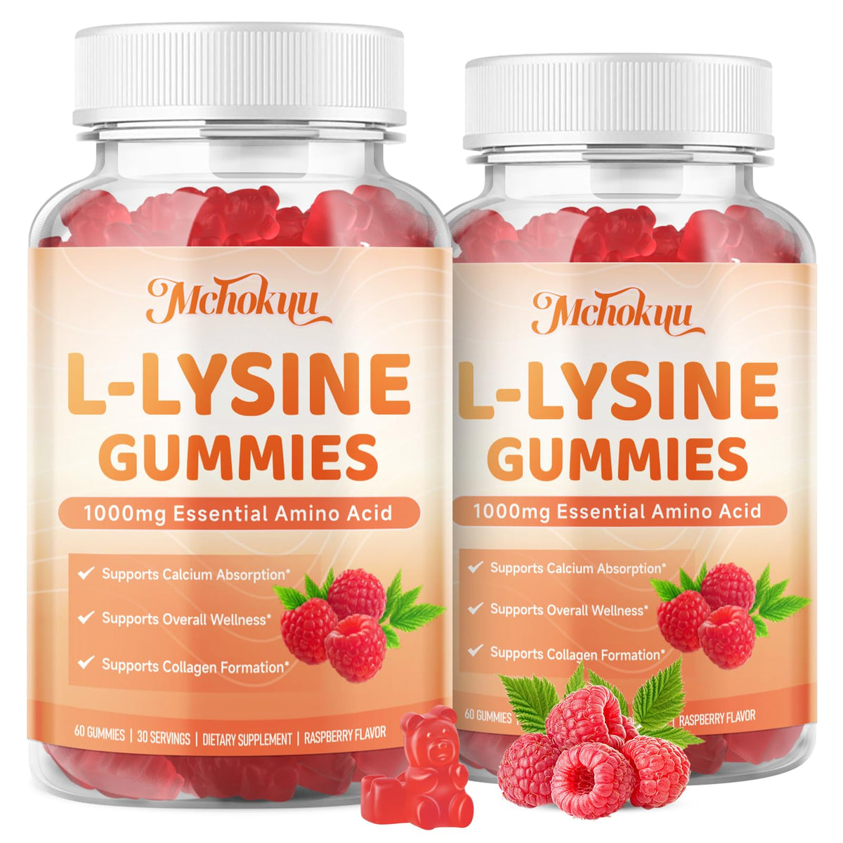 Mchokuu L-Lysine gummies for immune support
