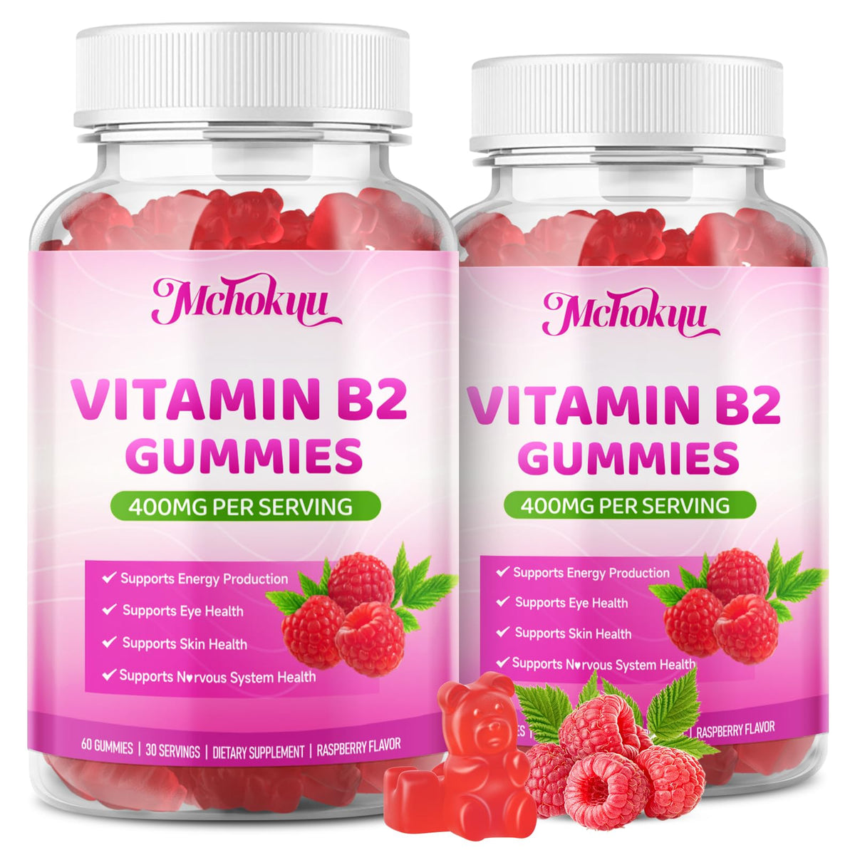 Mchokuu Vitamin B2 gummies for energy