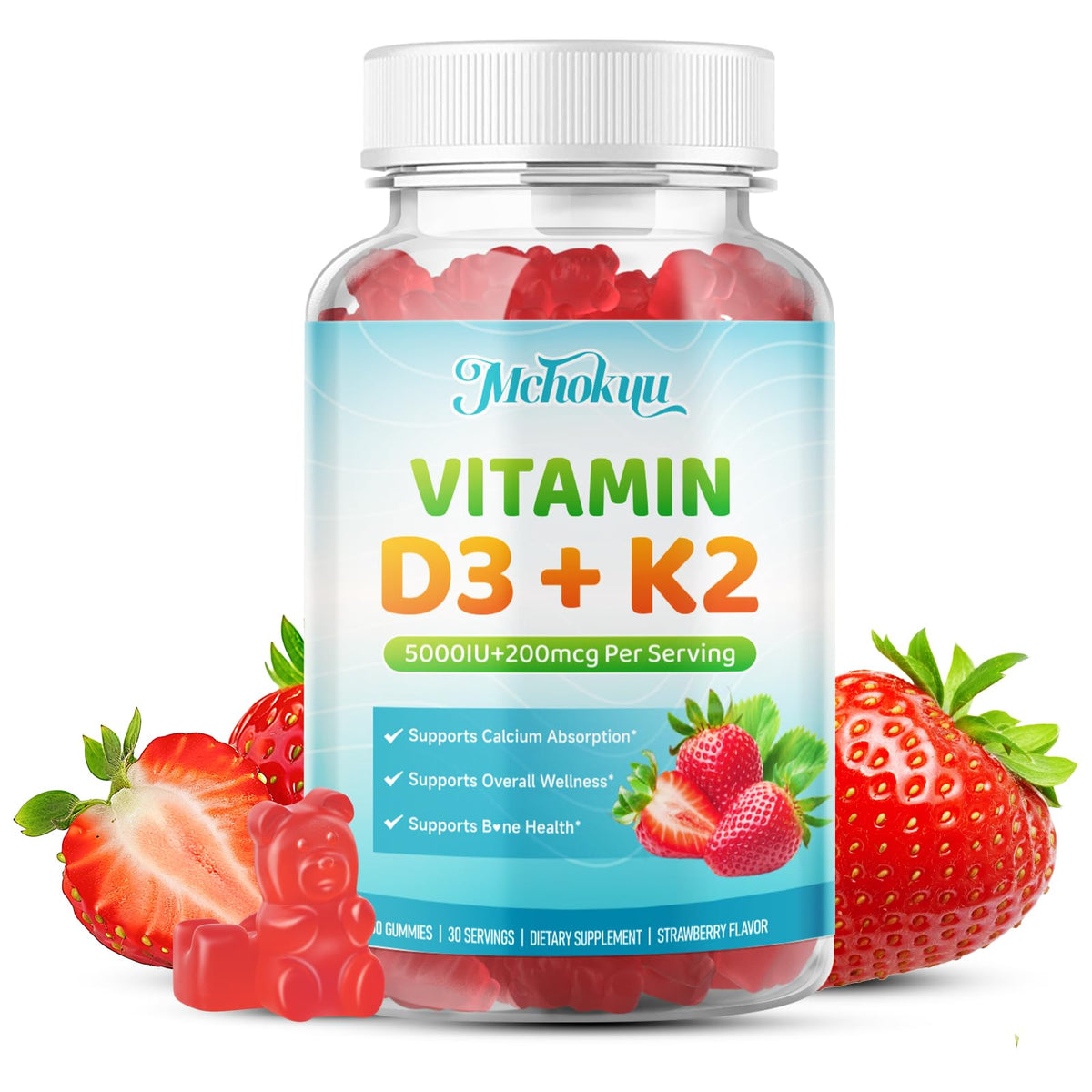 Mchokuu Vitamin D3 K2 gummies