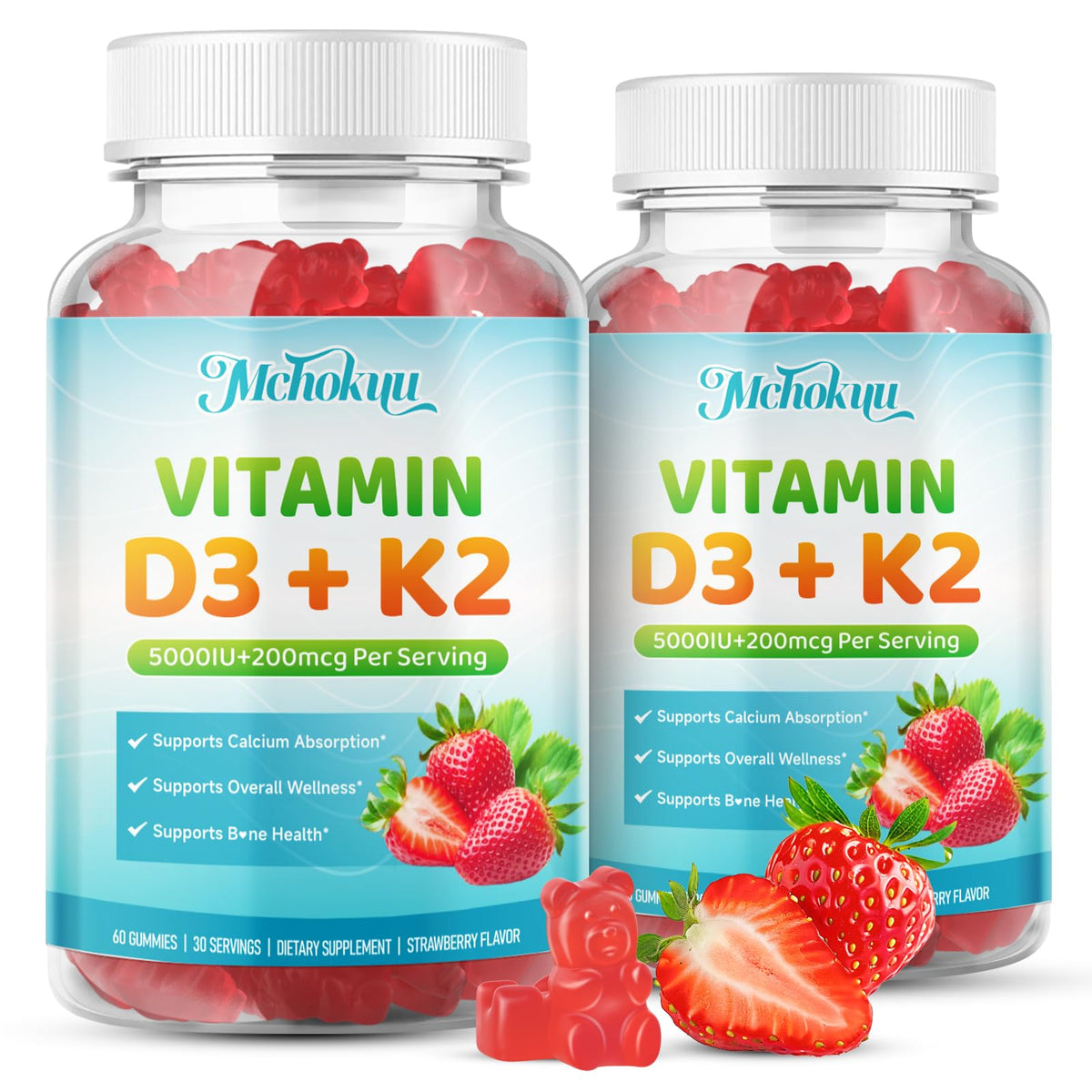 Mchokuu Vitamin D3 K2 gummies