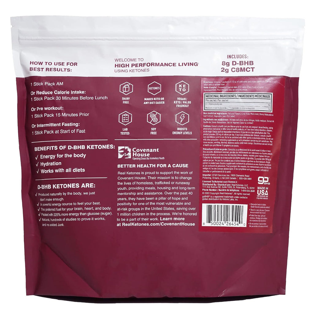 MCT and BHB drink mix for hydration