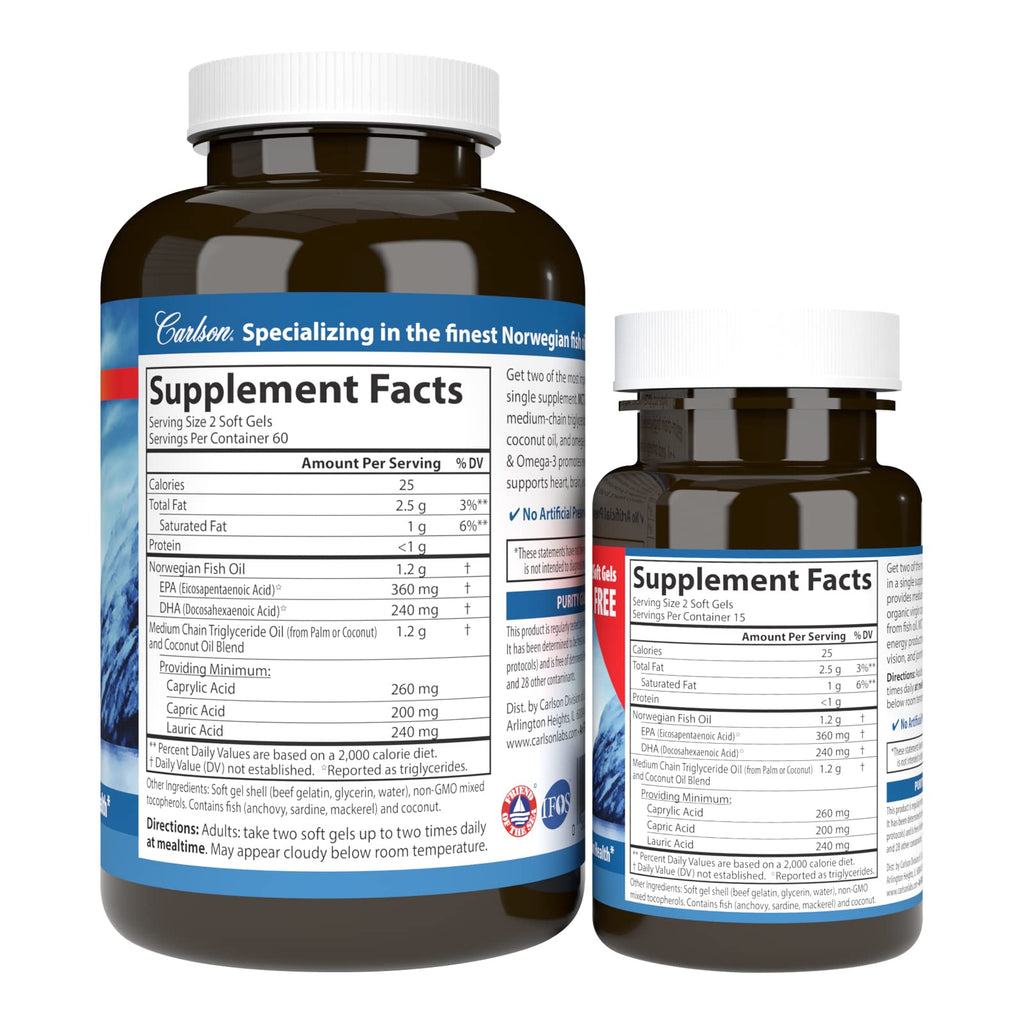 MCT and omega-3 for kids