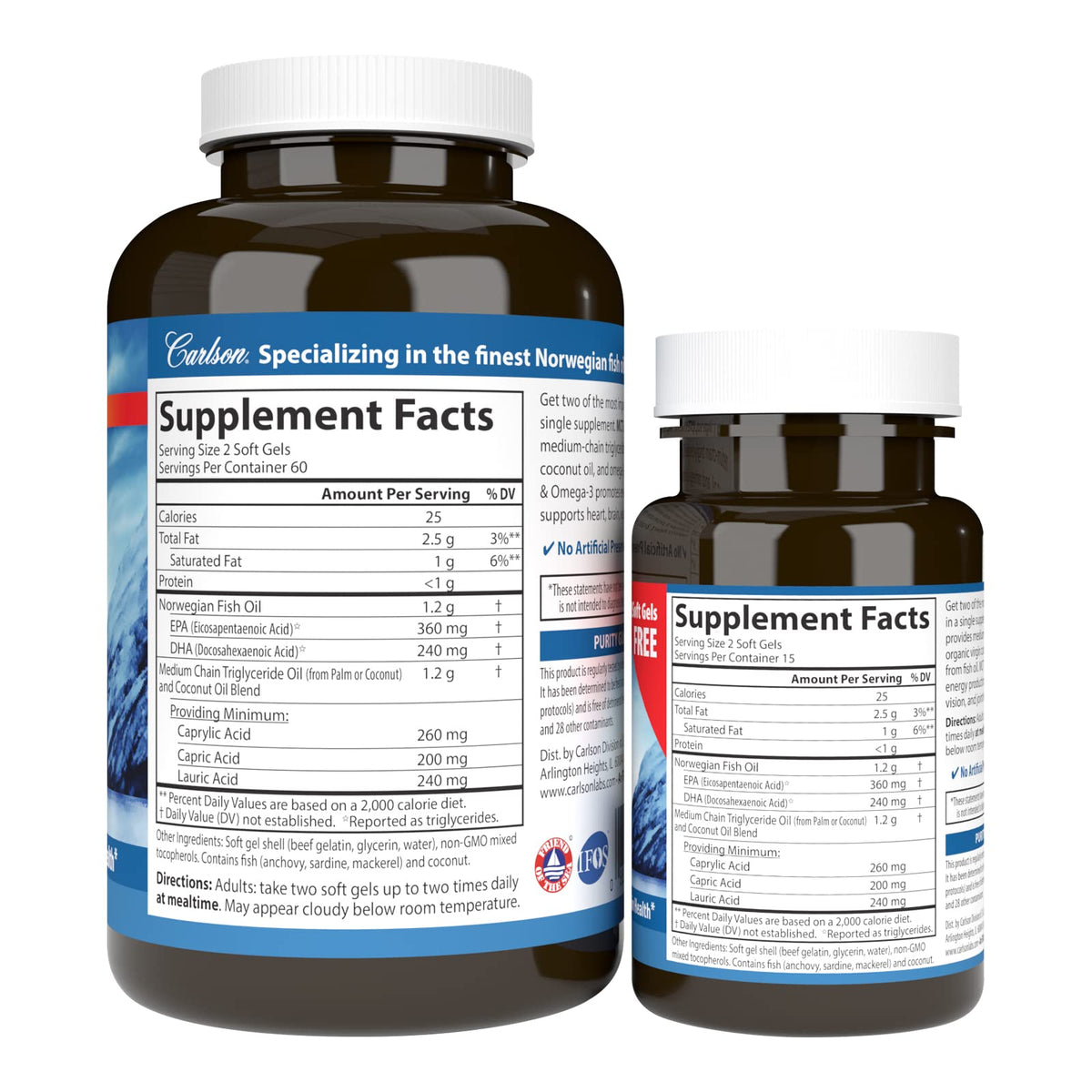 MCT and omega-3 for kids